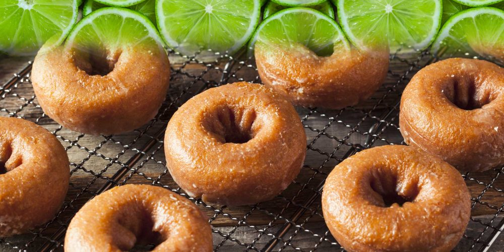 Invermere Bakery - Glazed Lime Donut - The Invermere Bakery
